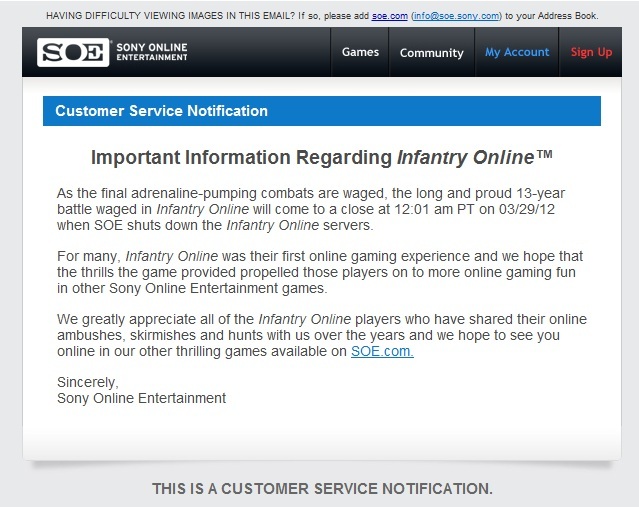 Infantry Development